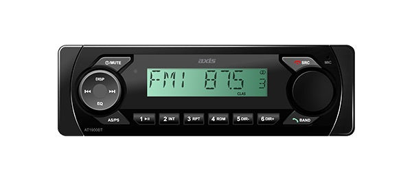 AXIS AT1900BT 12/24V Water/Dust Proof AM/FM Multimedia Player – 4x4 Off ...