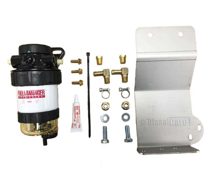 DIESEL CARE SECONDARY FUEL FILTER KIT ISUZU DMAX 3.0L 4CYL LATE 2016 O ...