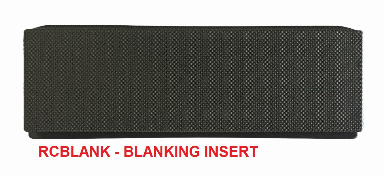4WD INTERIORS ROOF CONSOLE UHF RADIO SURROUND BLANKING INSERT (RCBLANK ...