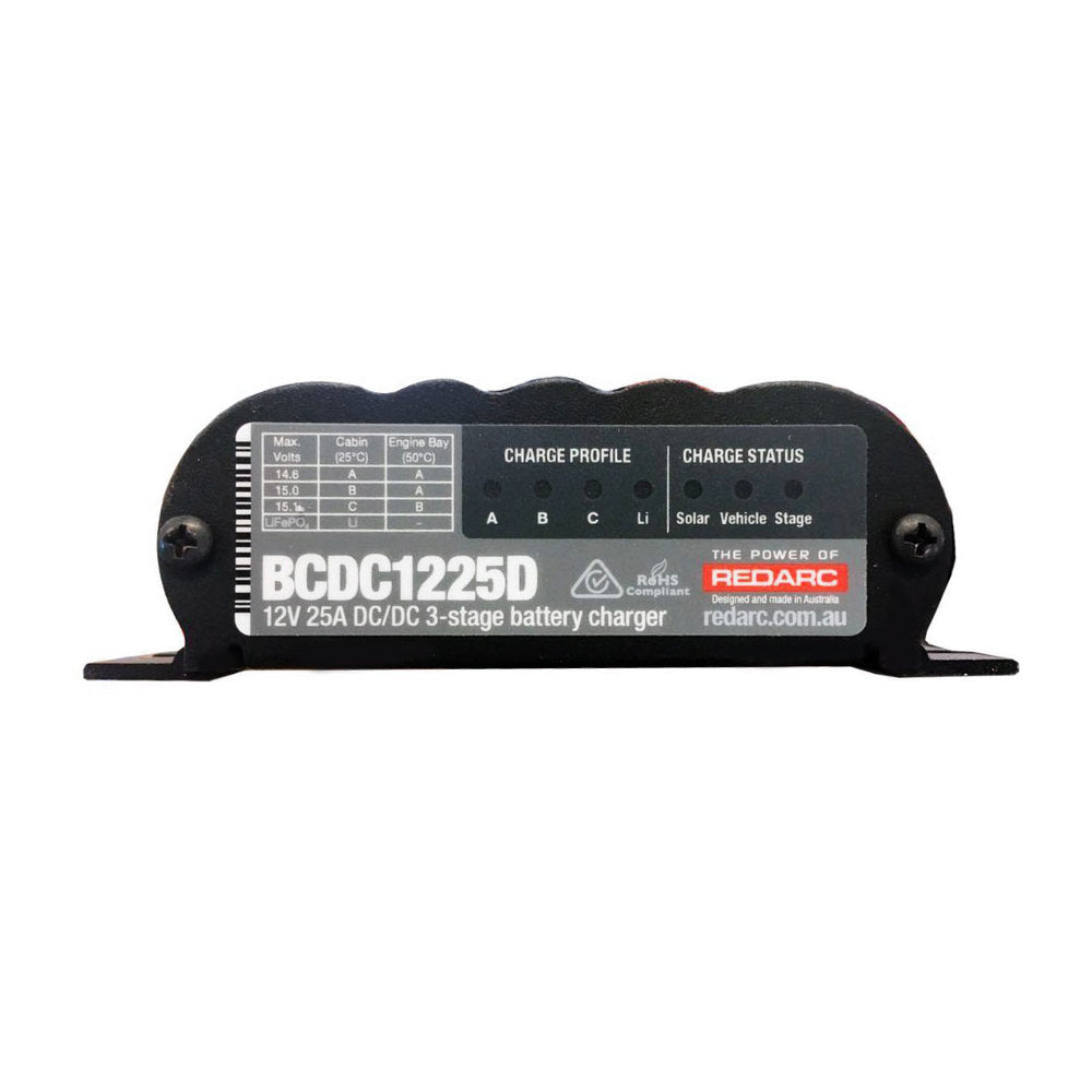 REDARC DUAL INPUT 25A IN-VEHICLE DC BATTERY CHARGER (BCDC1225D) – 4x4 ...